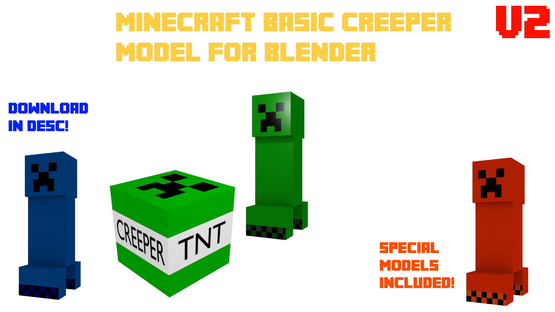 Minecraft Blue Creeper Texture