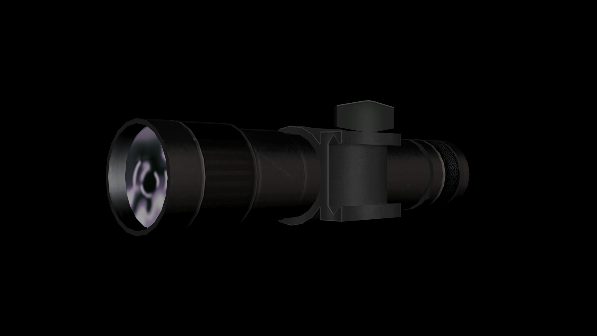 Mr. Brightside's Vltor Scout Flashlight Textured 3D Model