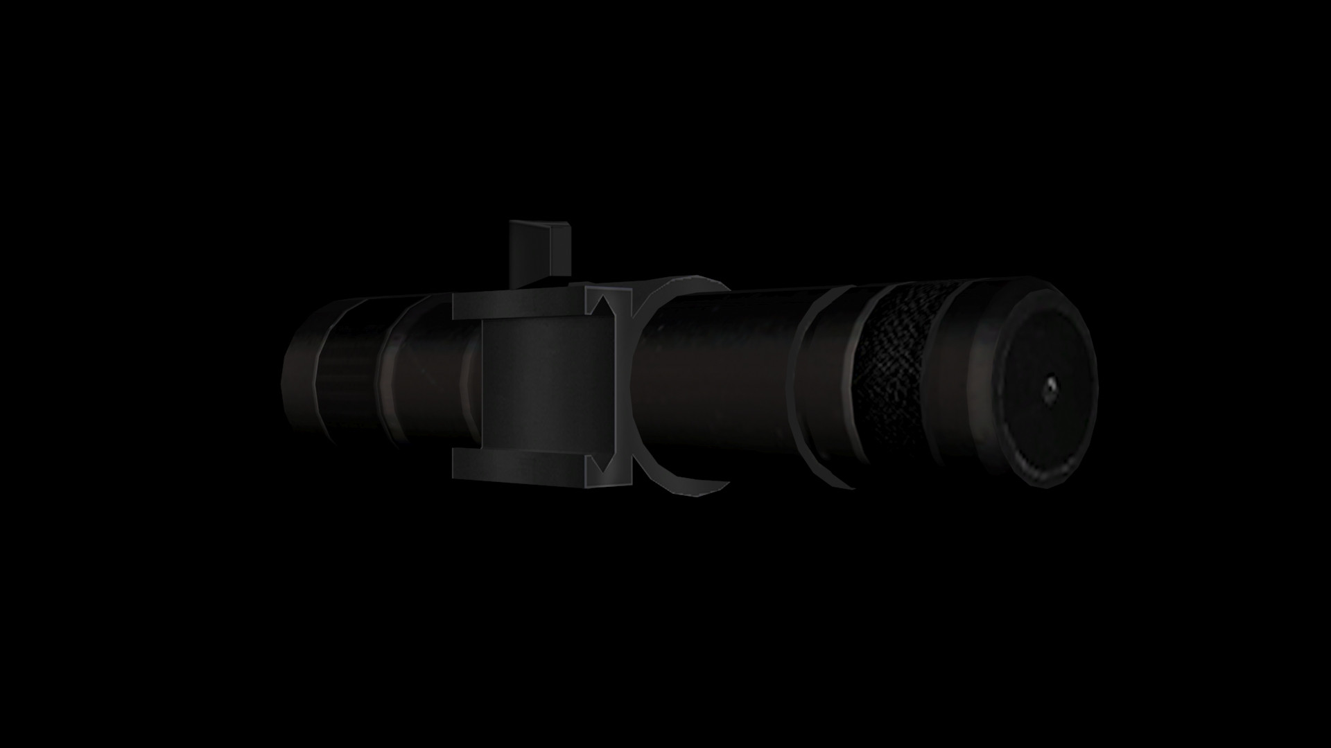Mr. Brightside's Vltor Scout Flashlight Textured 3D Model