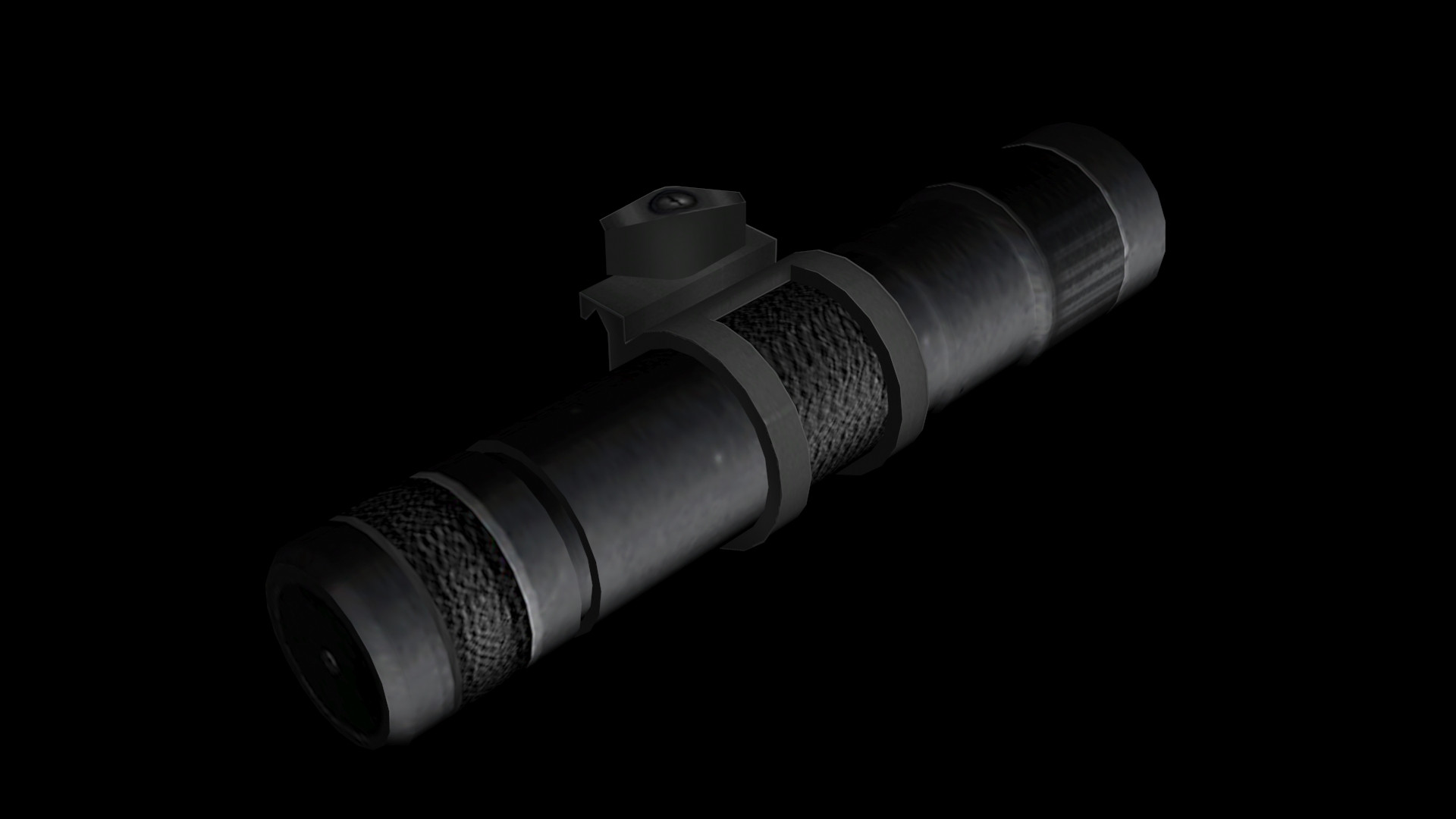 Mr. Brightside's Vltor Scout Flashlight Textured 3D Model