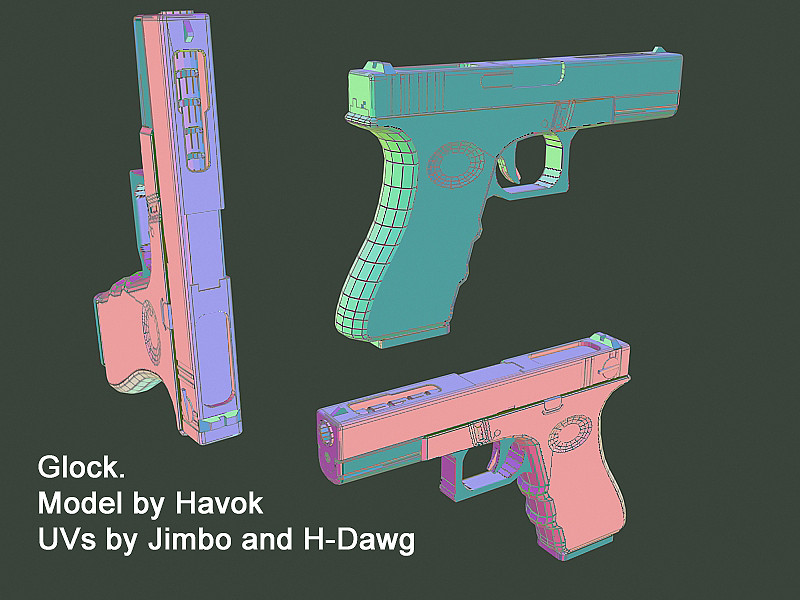 GLOCK 18C [3D Models]