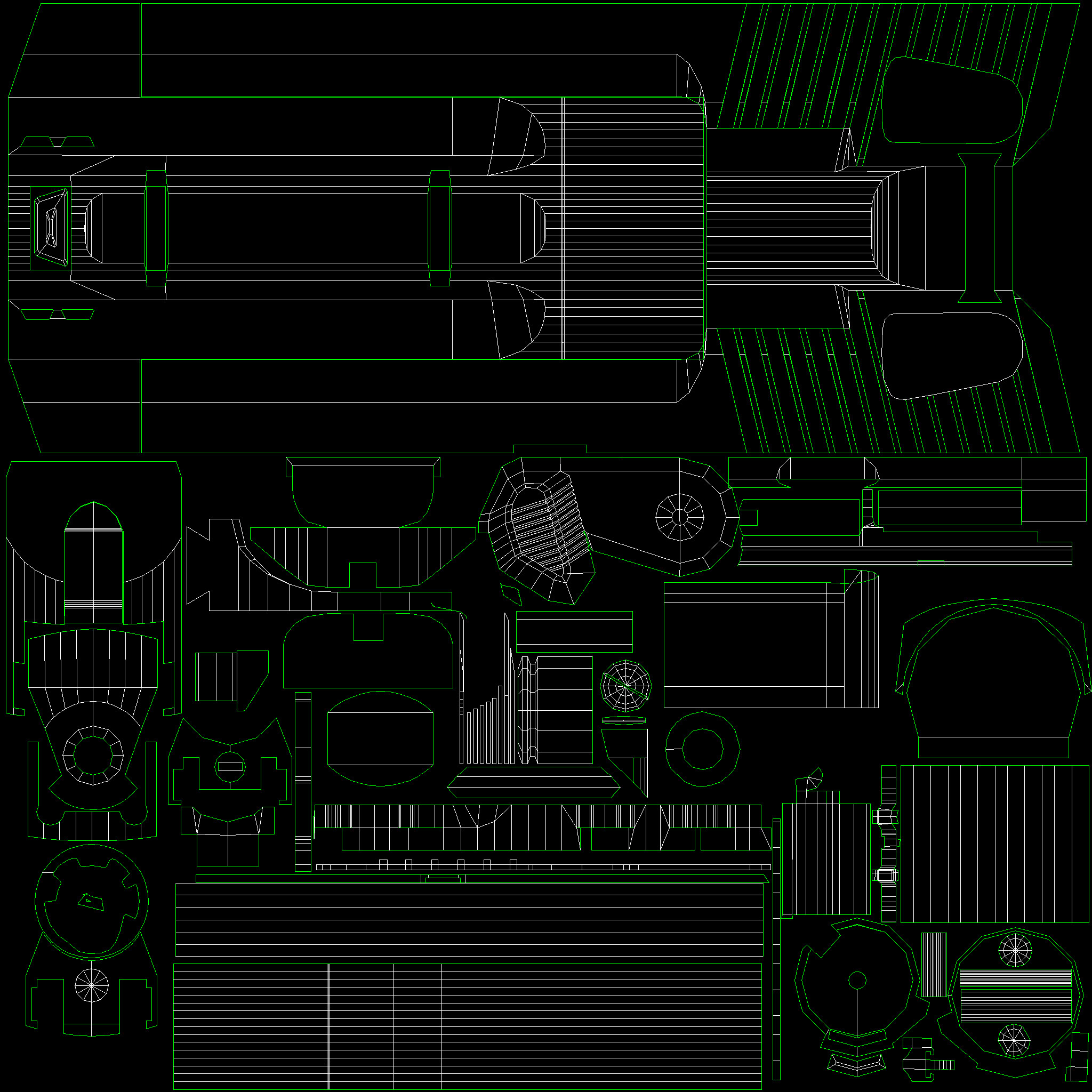 Desert Eagle (UV recover) 3D Model