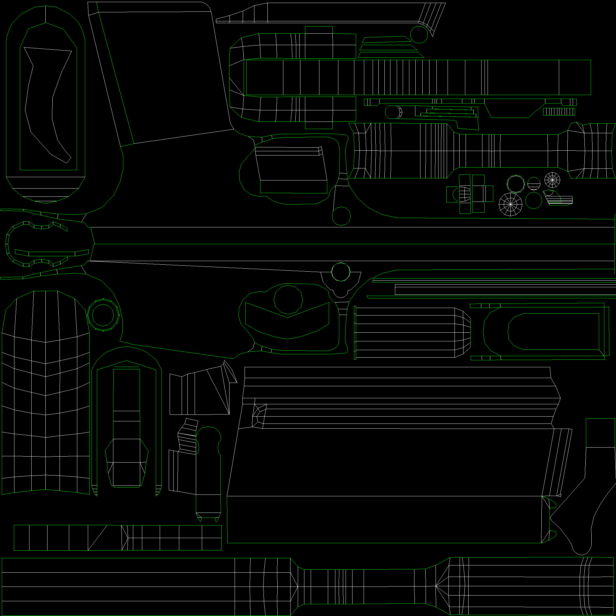 Desert Eagle (UV recover) 3D Model