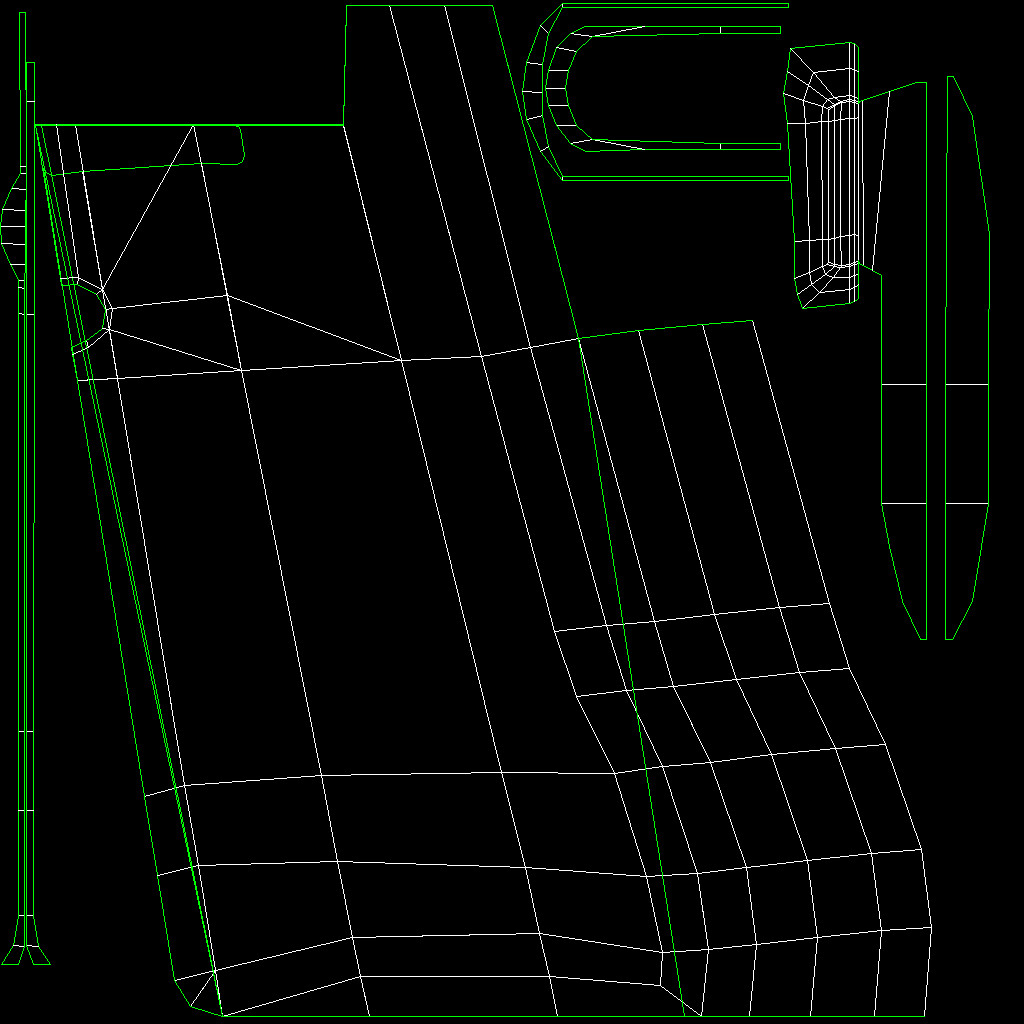 Desert Eagle (UV recover) 3D Model