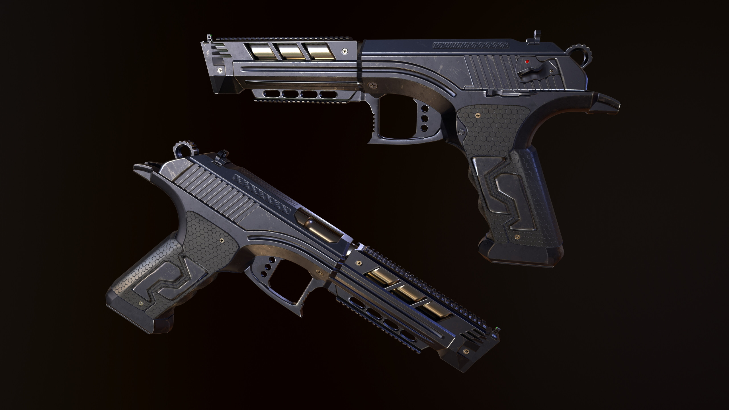 Desolator .50 AE 3D Model