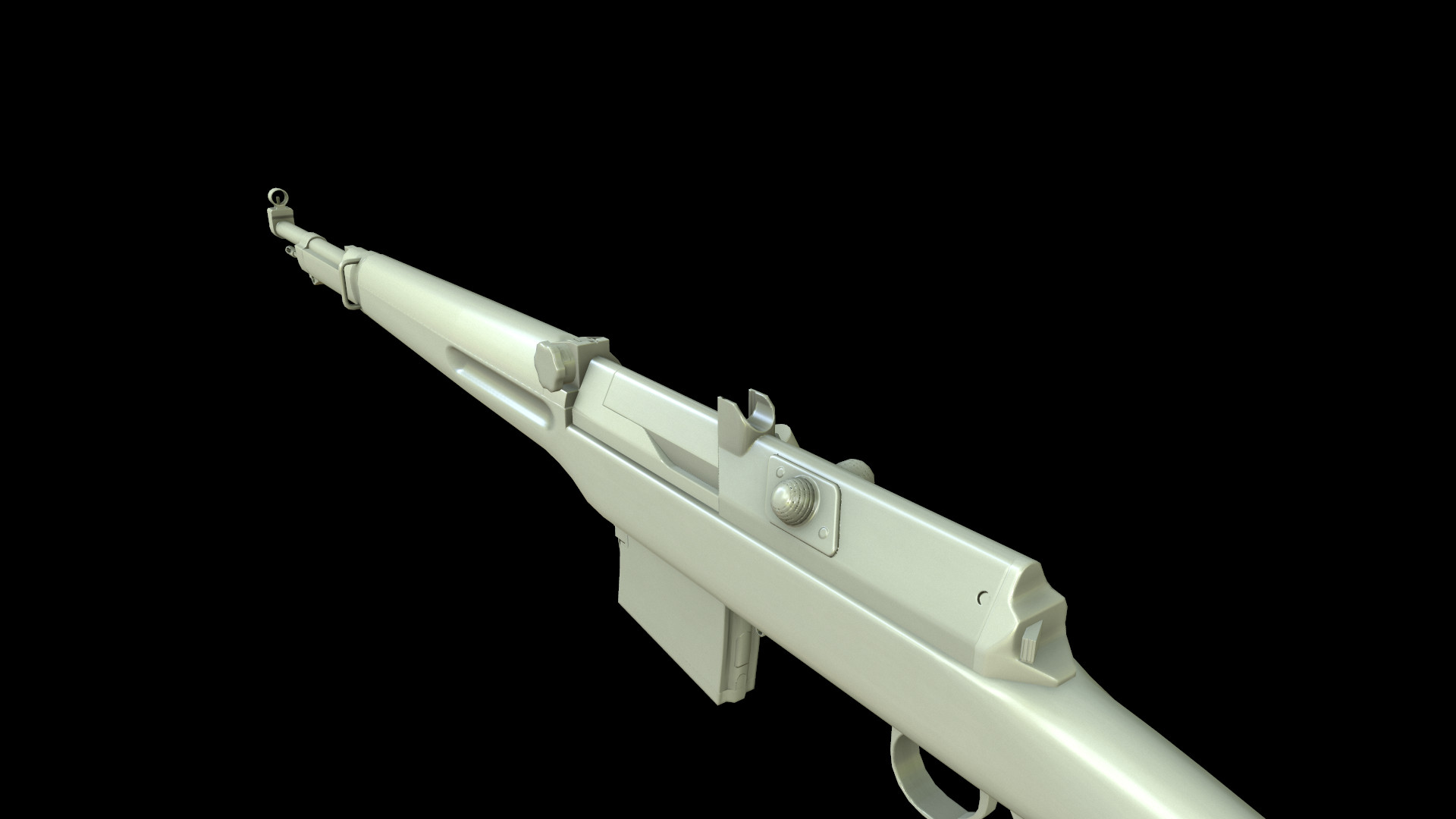 AGM-42 Semi-auto rifle 3D Model