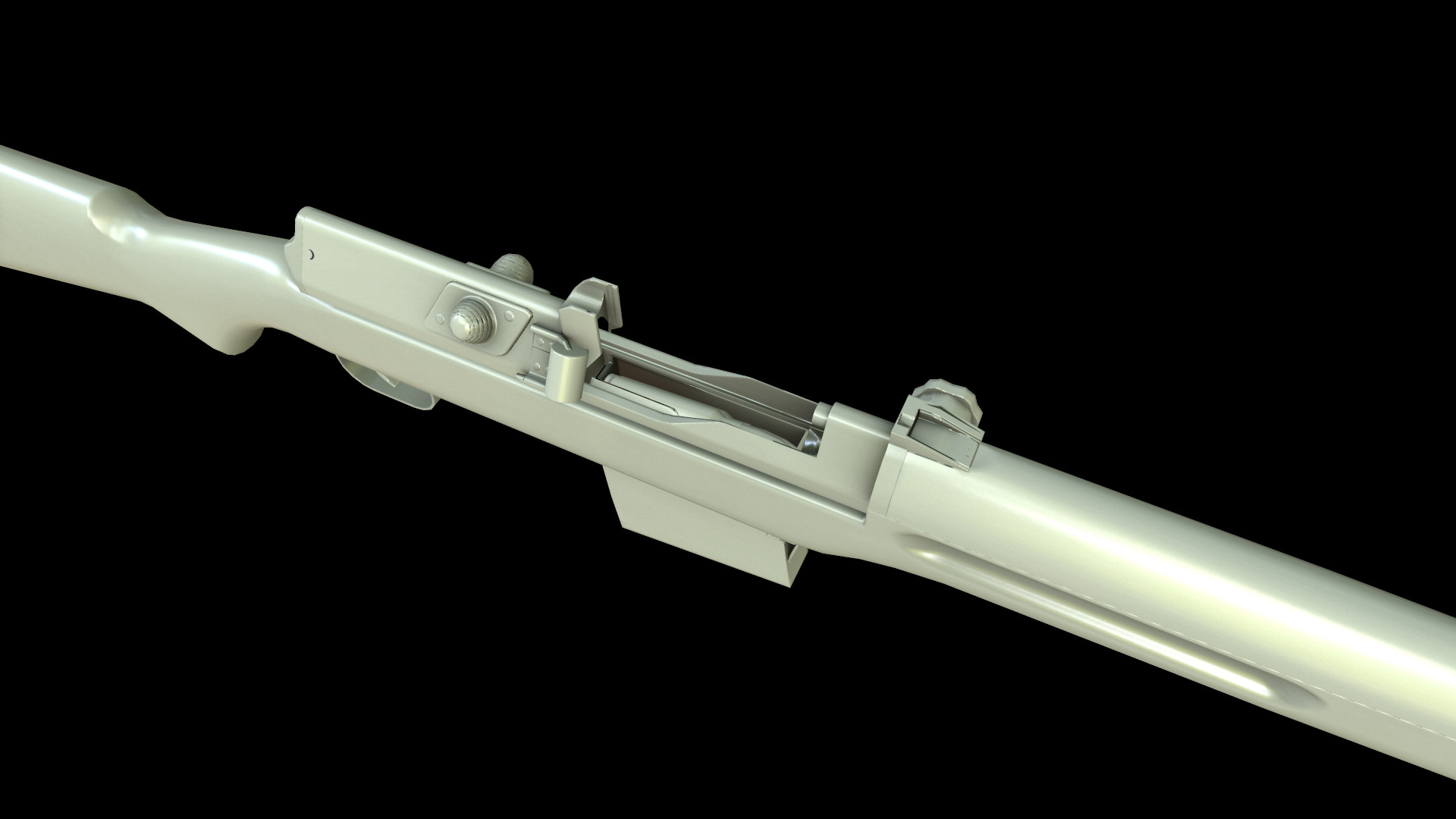 AGM-42 Semi-auto rifle 3D Model