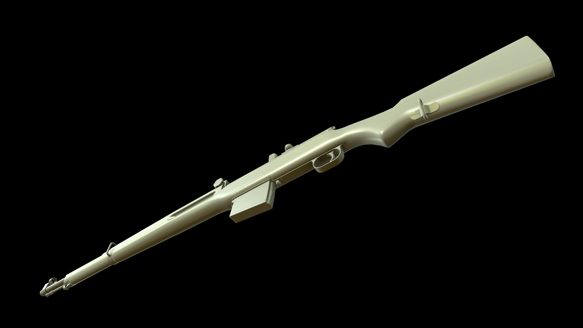 AGM-42 Semi-auto rifle 3D Model