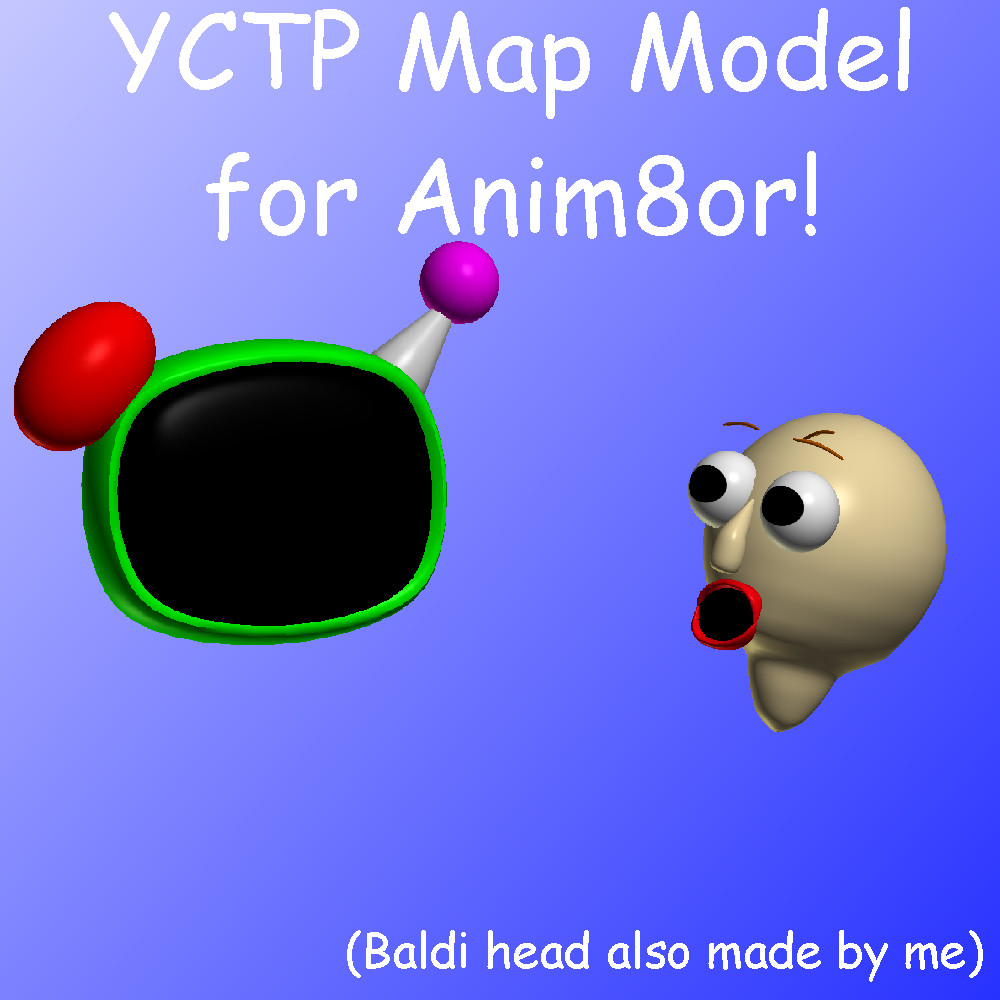 YCTP Map Pad Model (for Anim8or!) 3D Model