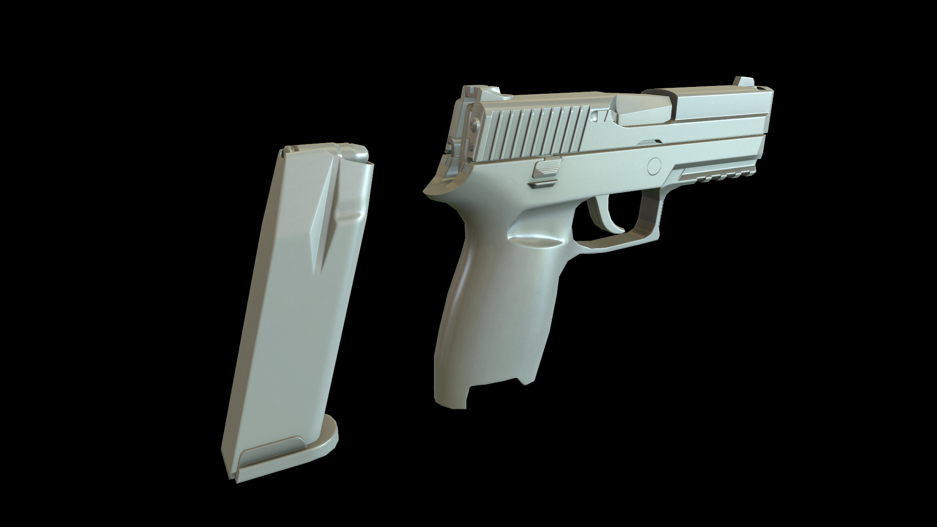 Sig P250 3D Model
