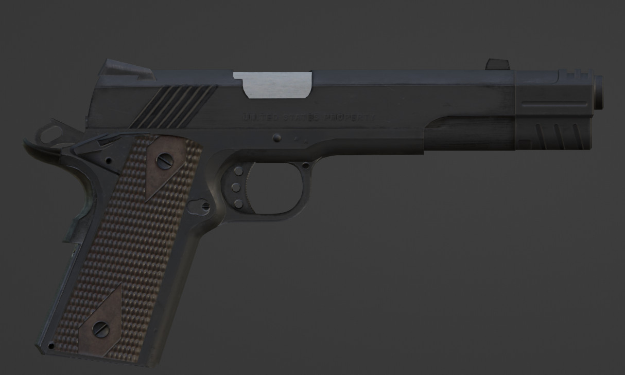 1911 (Bo3) [3D Models]