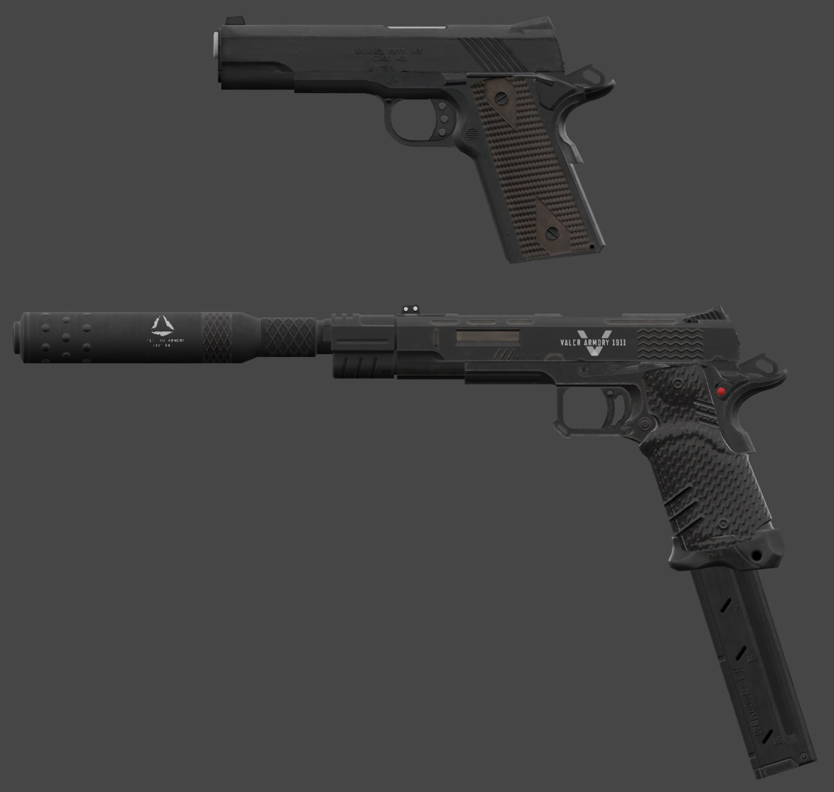 1911 (Bo3) [3D Models]