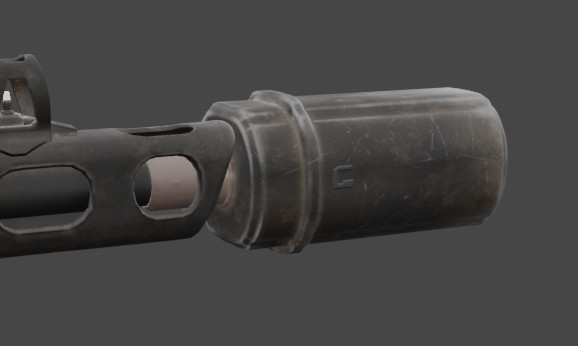 PPSH-41 3D Model
