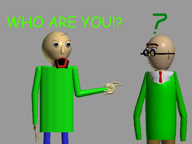 Baldi Human From BB Ripoff Model 3D Model