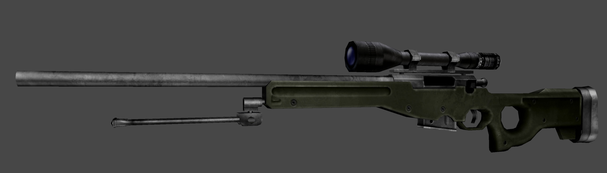 AWP (Low Poly) 3D Model