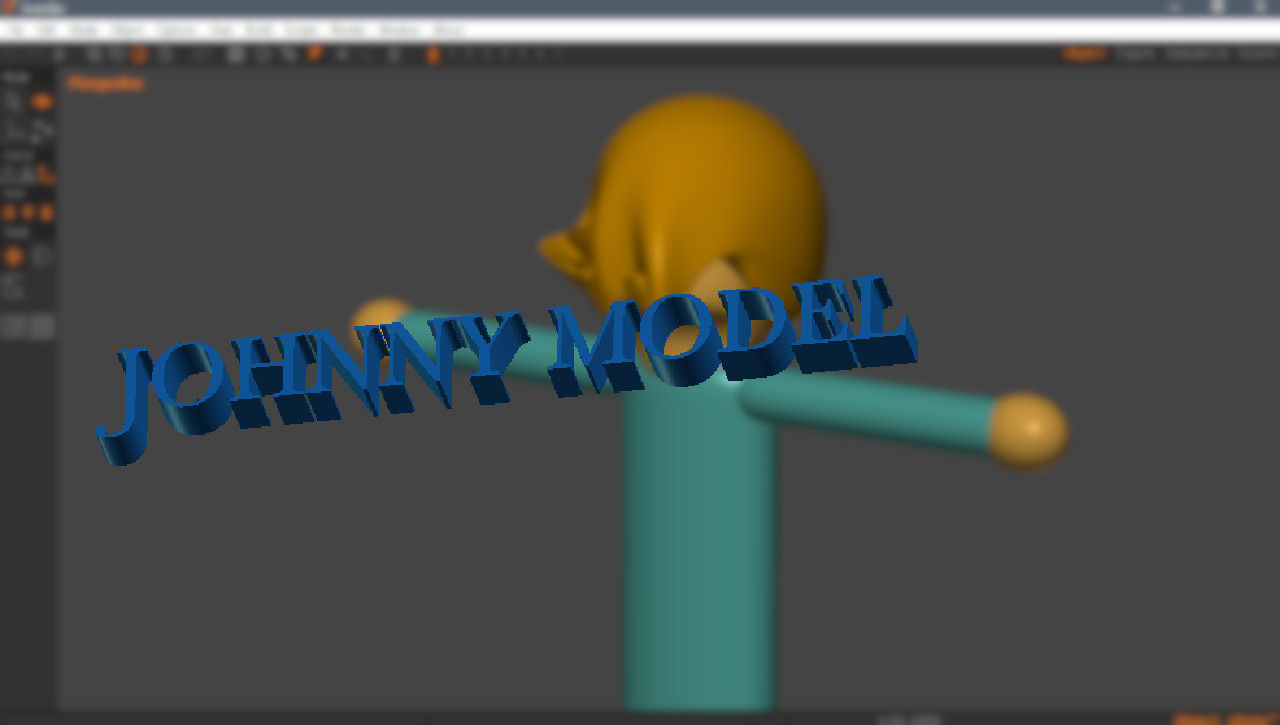 Johnny 3D Anim8or Model V.1.0 3D Model