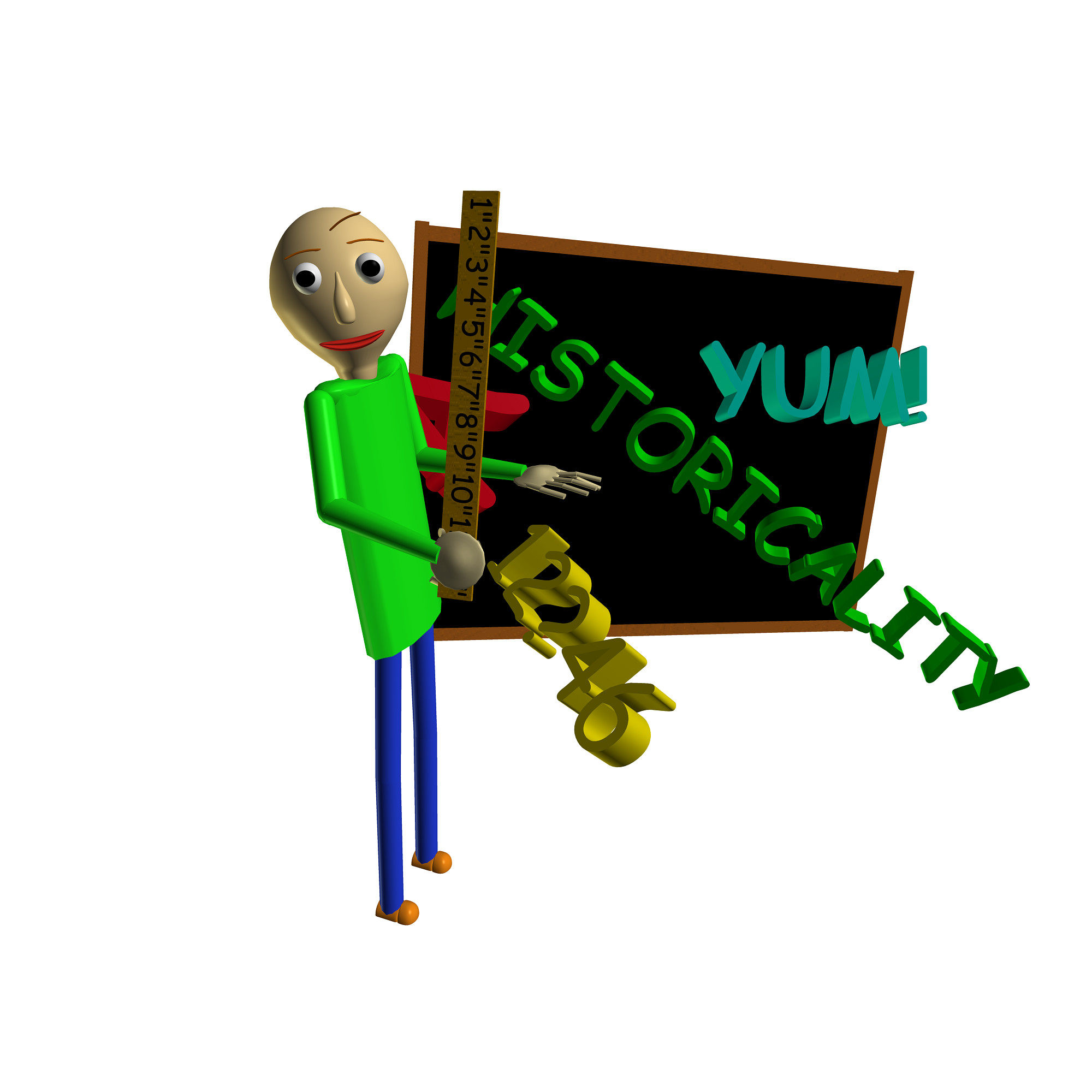 PASTECLIA'S BALDI MODEL V5 3D Model