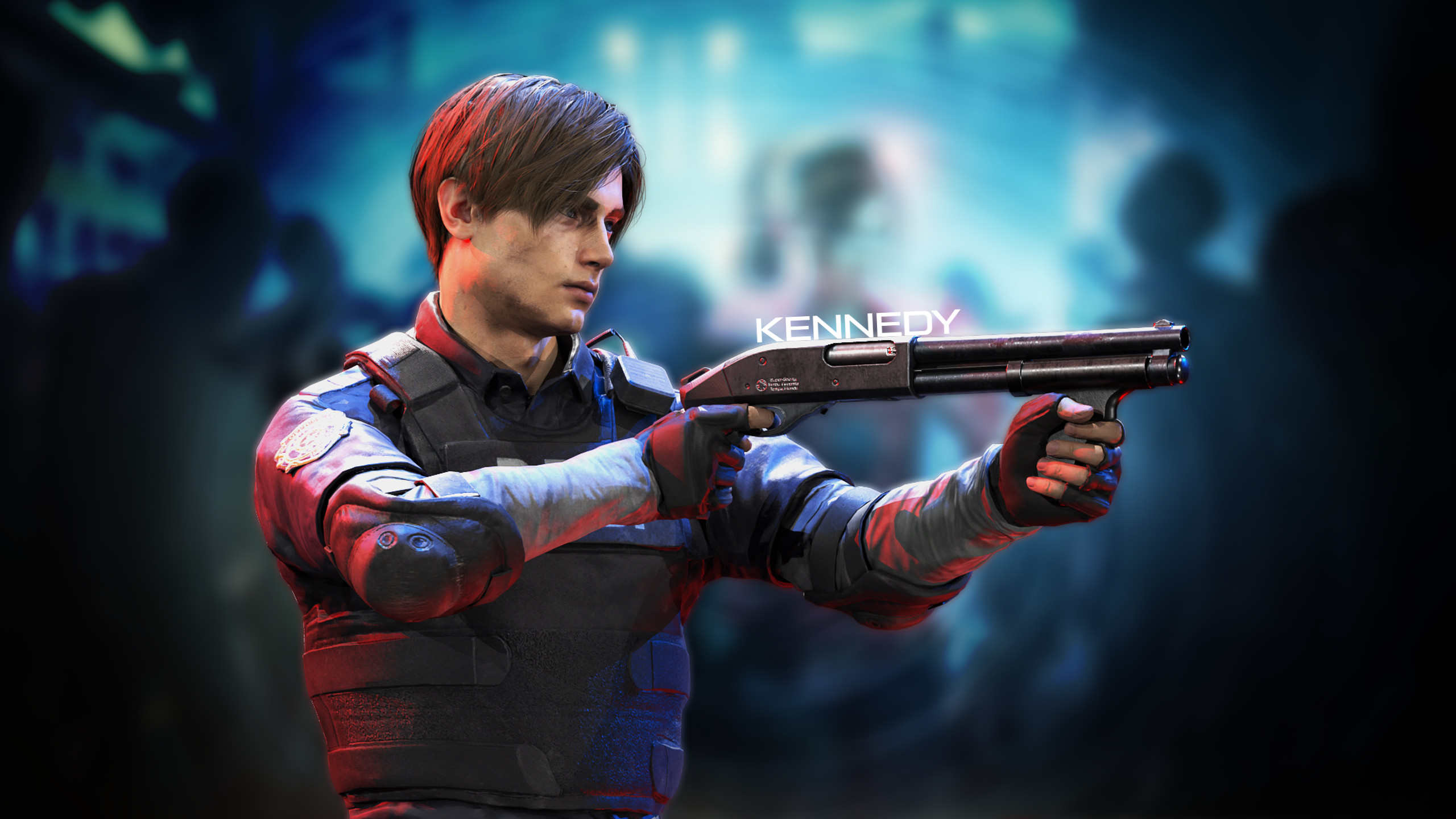 Resident Evil 2 Leon S Kennedy Rig Maya 3D Model