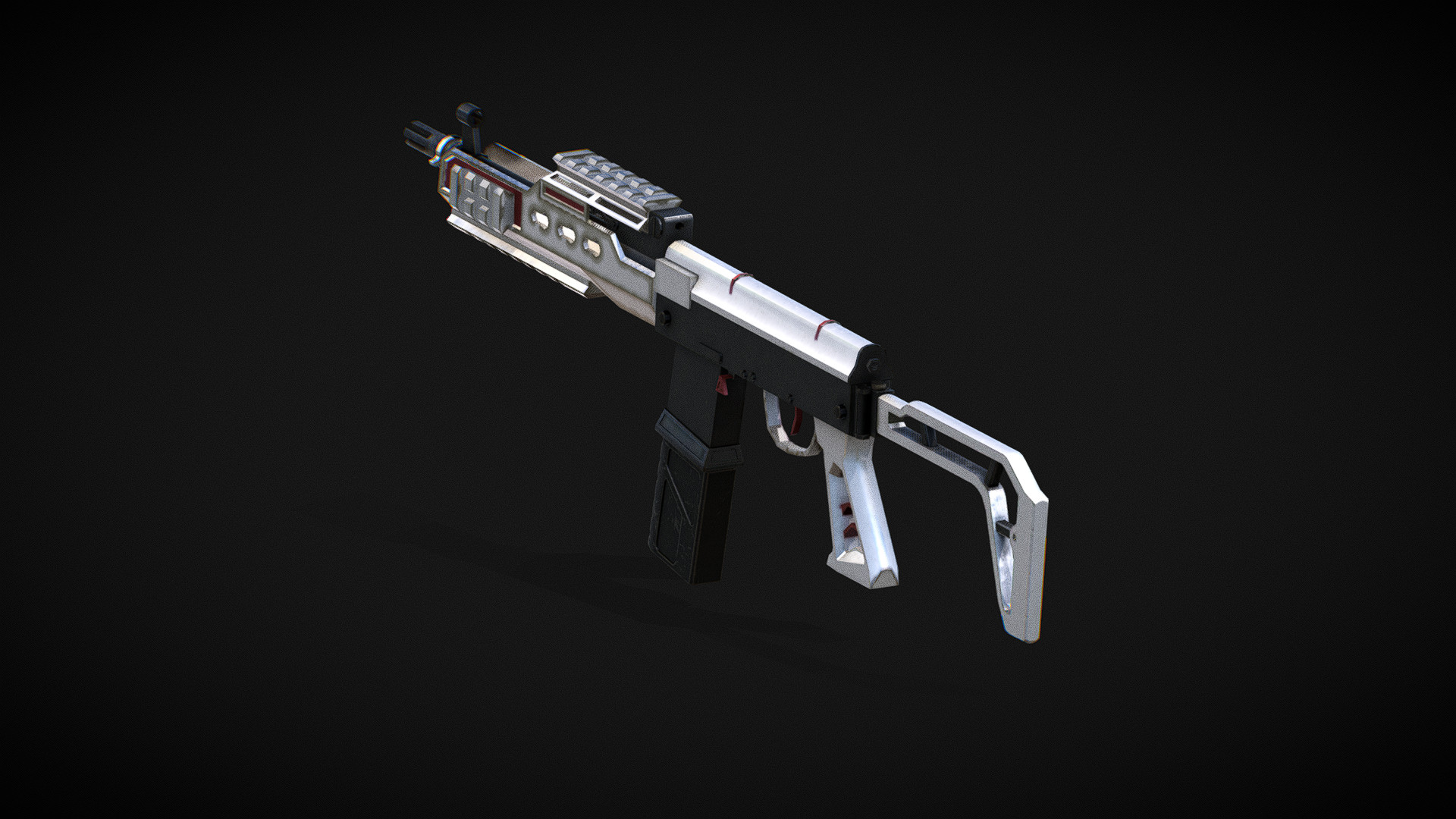 Type 79 SMG 3D Model