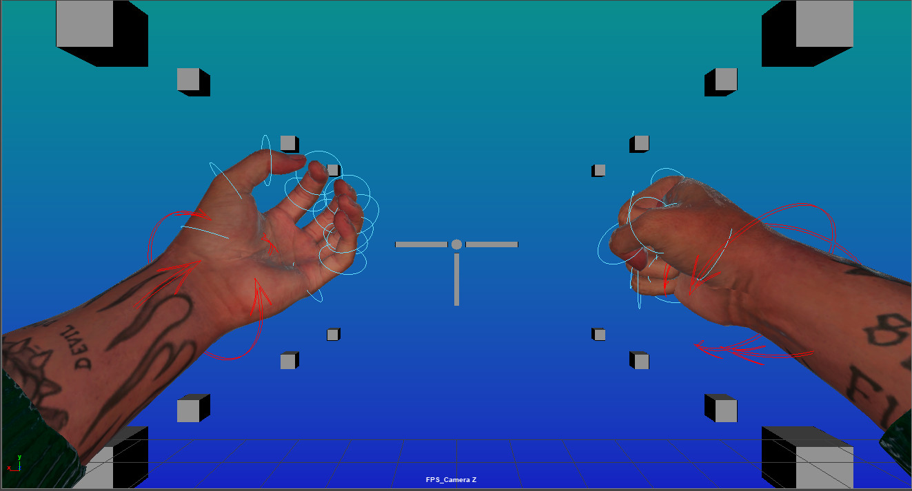 Black Ops Cold War FPS Rig for Maya 3D Model