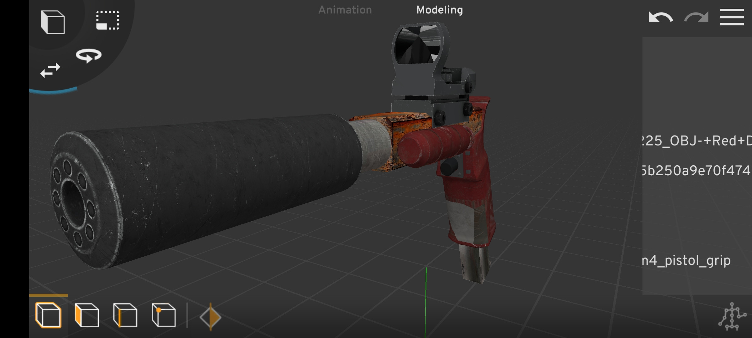 Poor man's handgun 3D Model