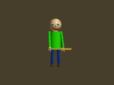 Old Baldi Model 3D Model