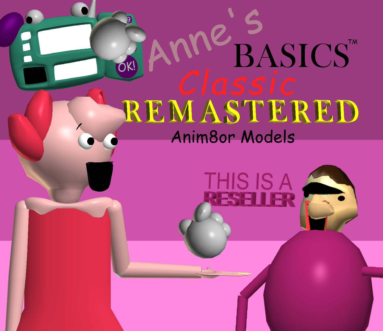 Anne's Anim8or Model 3D Model