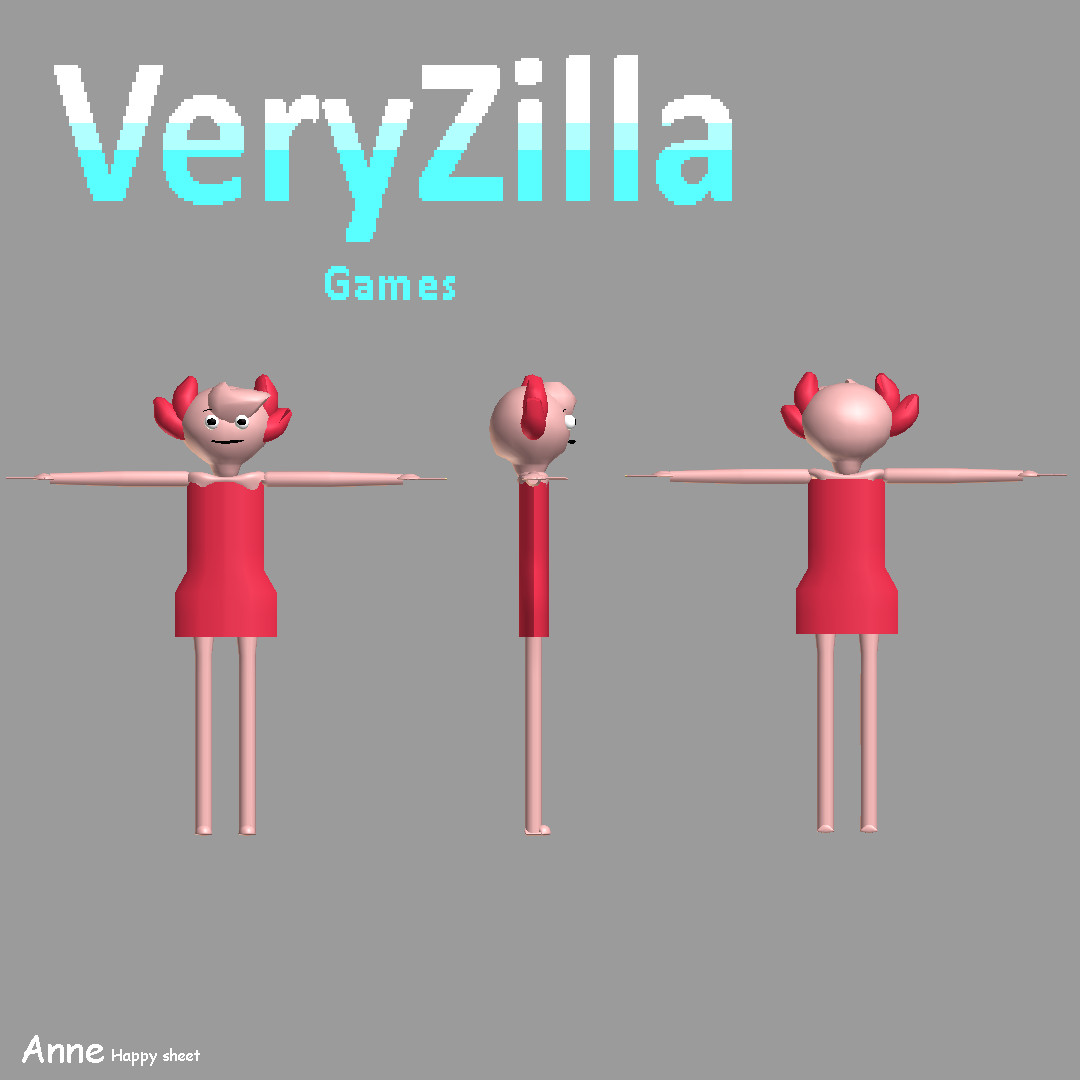Anne's Anim8or Model 3D Model
