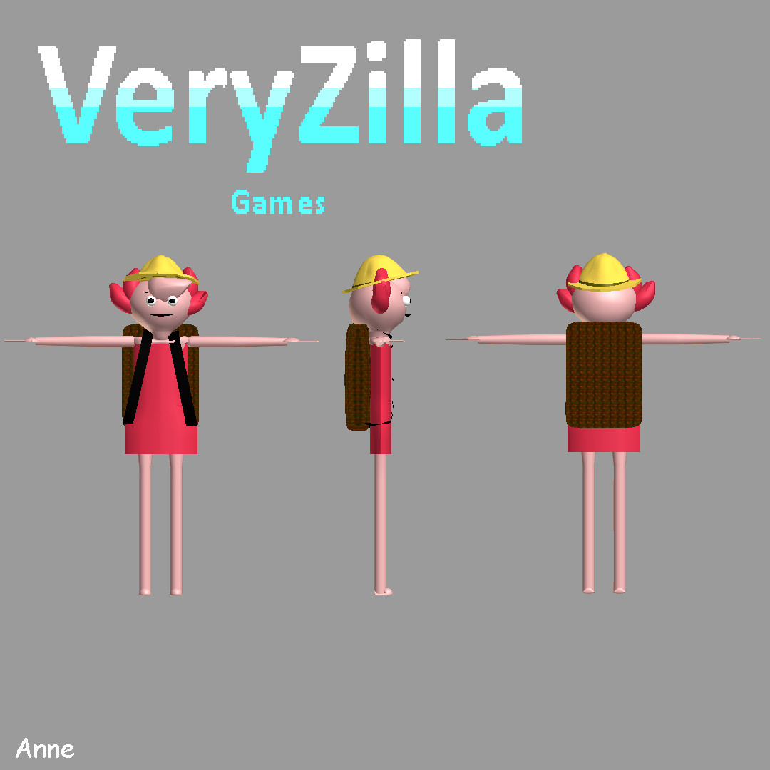 Anne's Anim8or Model 3D Model