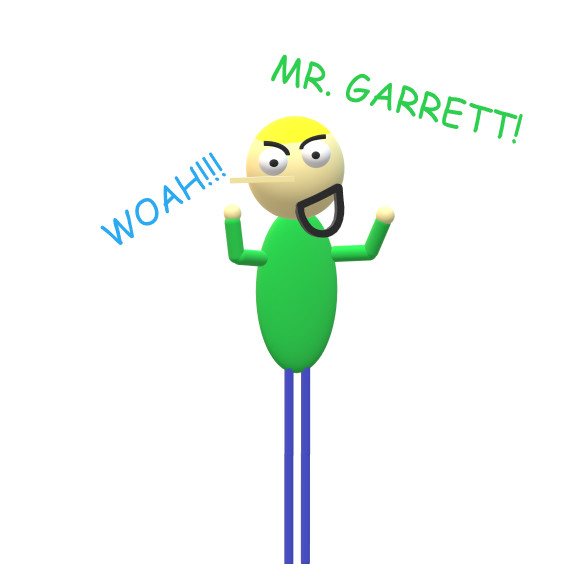 Old Garrett from Garrett's Funny Animal Game 3D Model