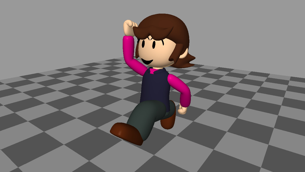 (OFFICIAL) Piter Windski Anim8or Model 3D Model