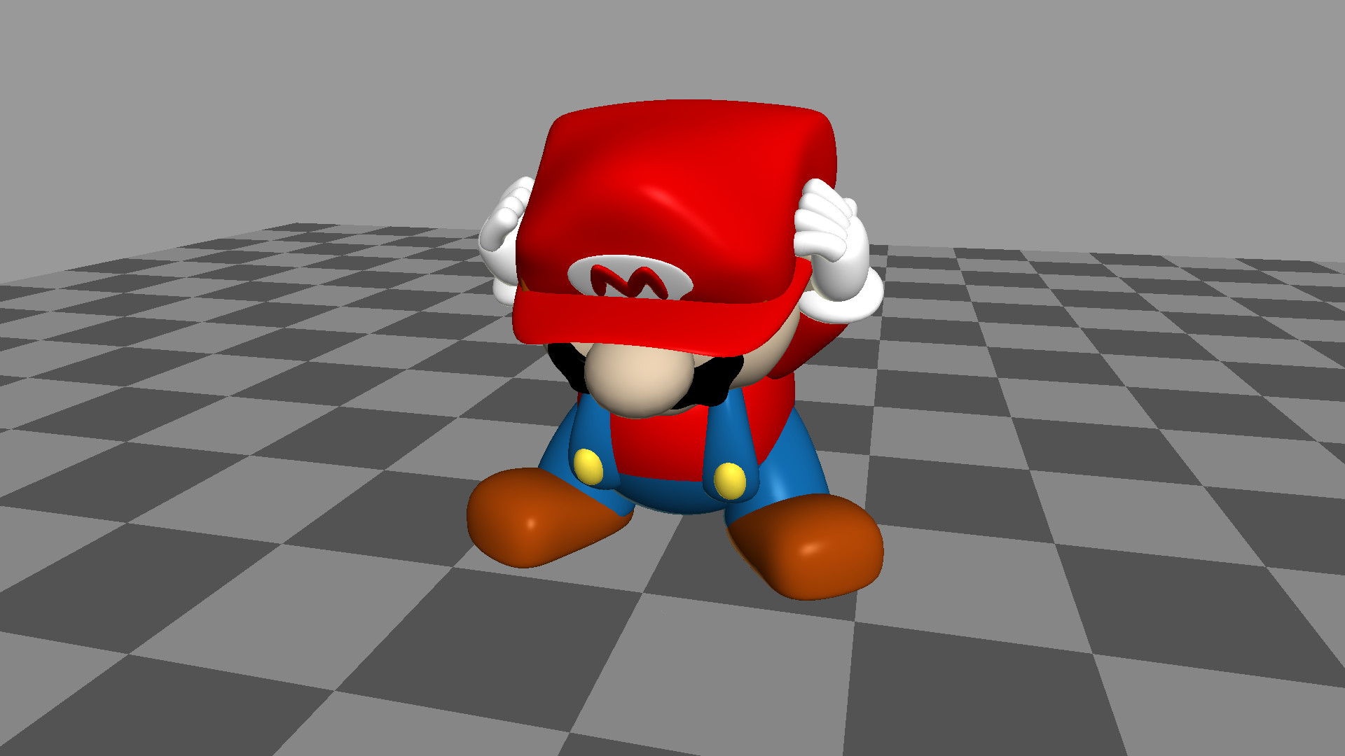 Super Mario Anim8or Model (V2) 3D Model