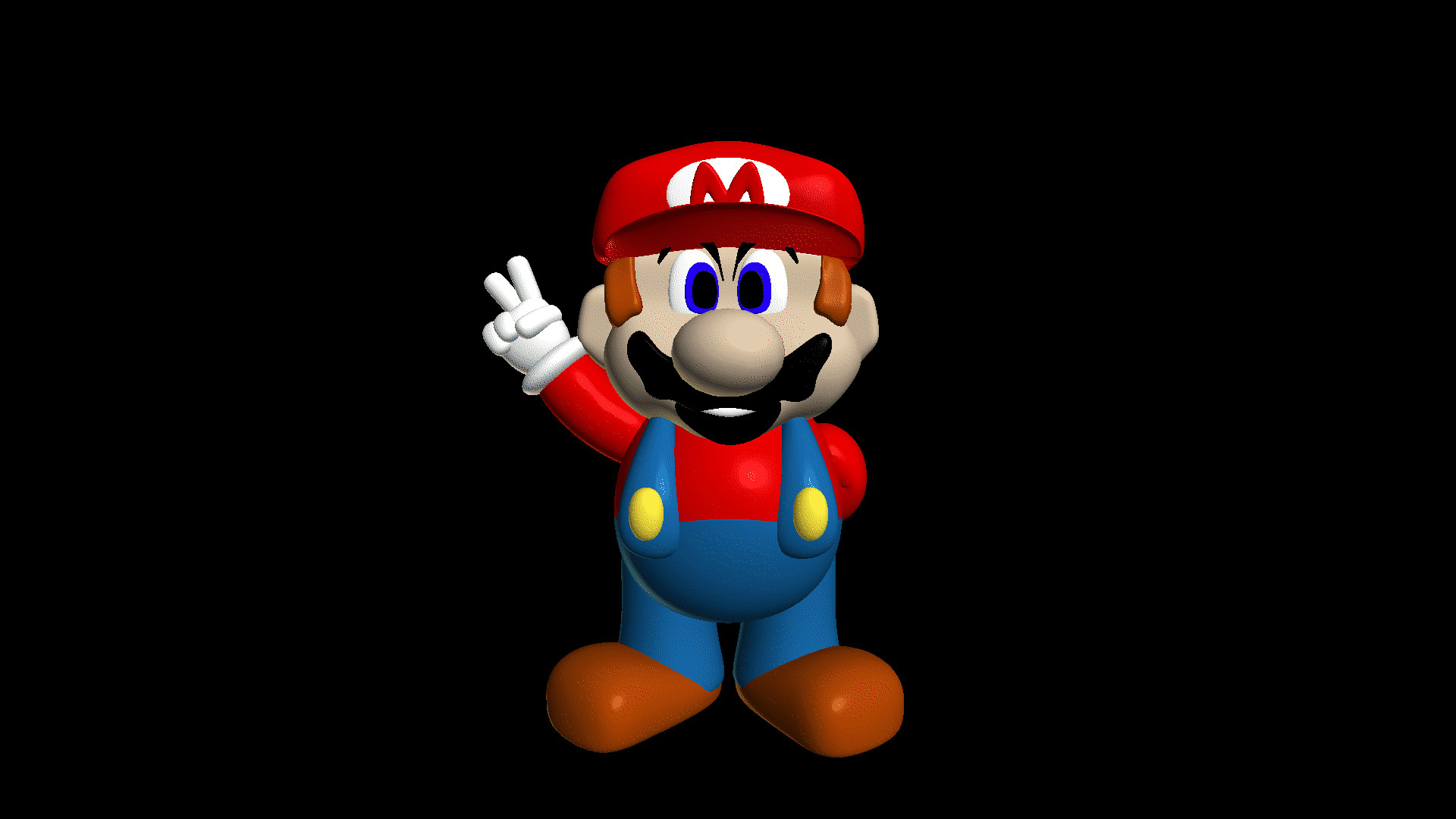 Super Mario Anim8or Model (V2) 3D Model