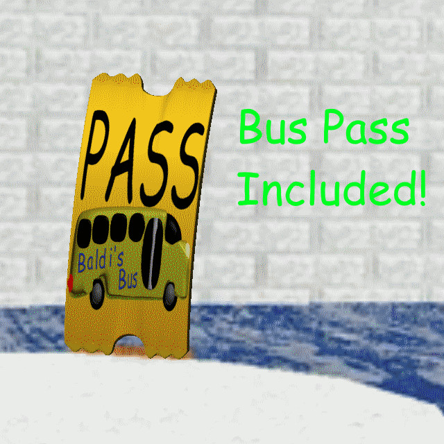 Baldi's Bus Anim8or Model 3D Model