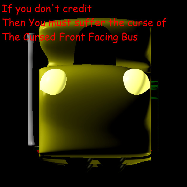 Baldi's Bus Anim8or Model 3D Model