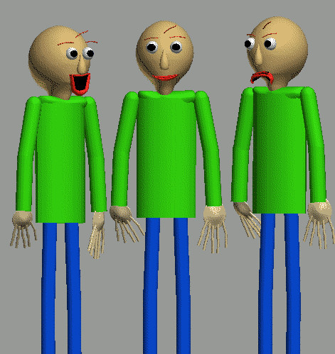 87% accurate baldi model 3D Model