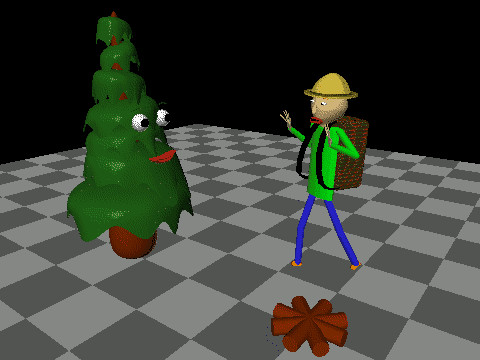 Baldi's Basics + Outside Model Pack 3D Model