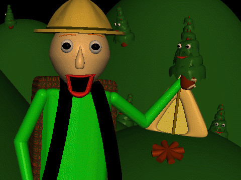 Baldi's Basics + Outside Model Pack 3D Model