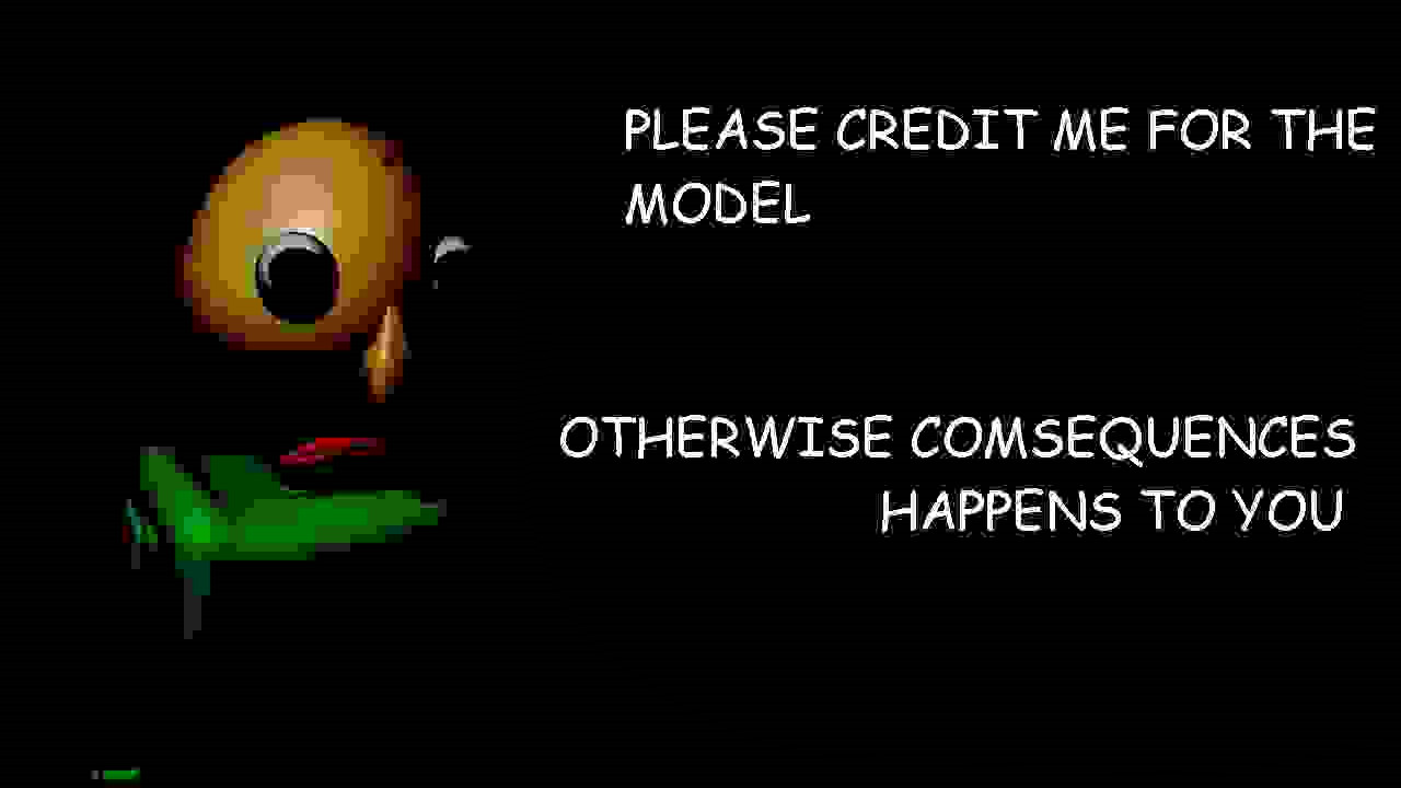 Rookie's Basic'9 Baldi Model V1.8 3D Model