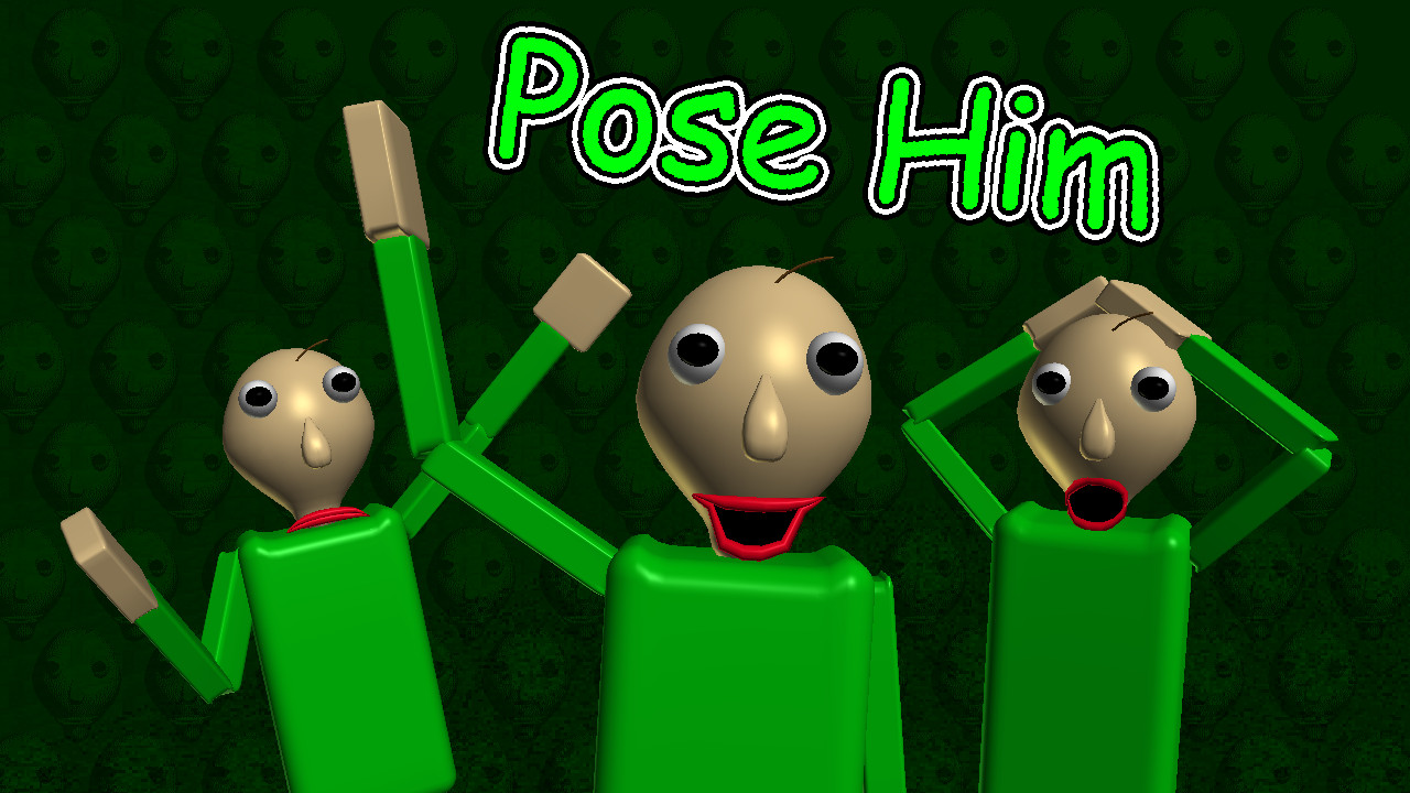 Rookie's Basic'9 Baldi Model V1.8 3D Model