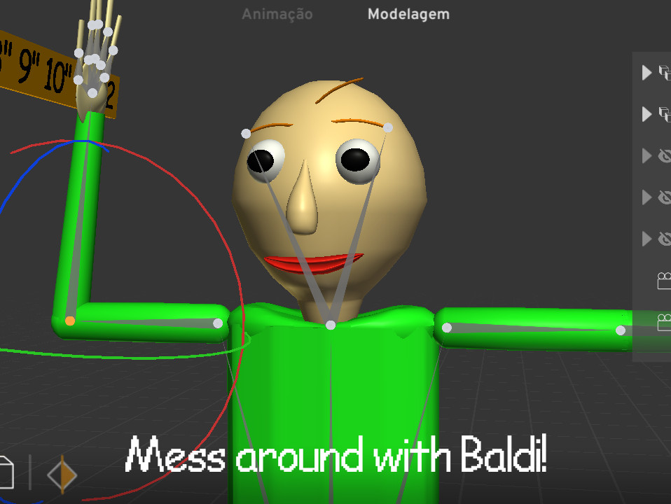B.M.R BALDI MODEL RELEASE! (P3D) 3D Model