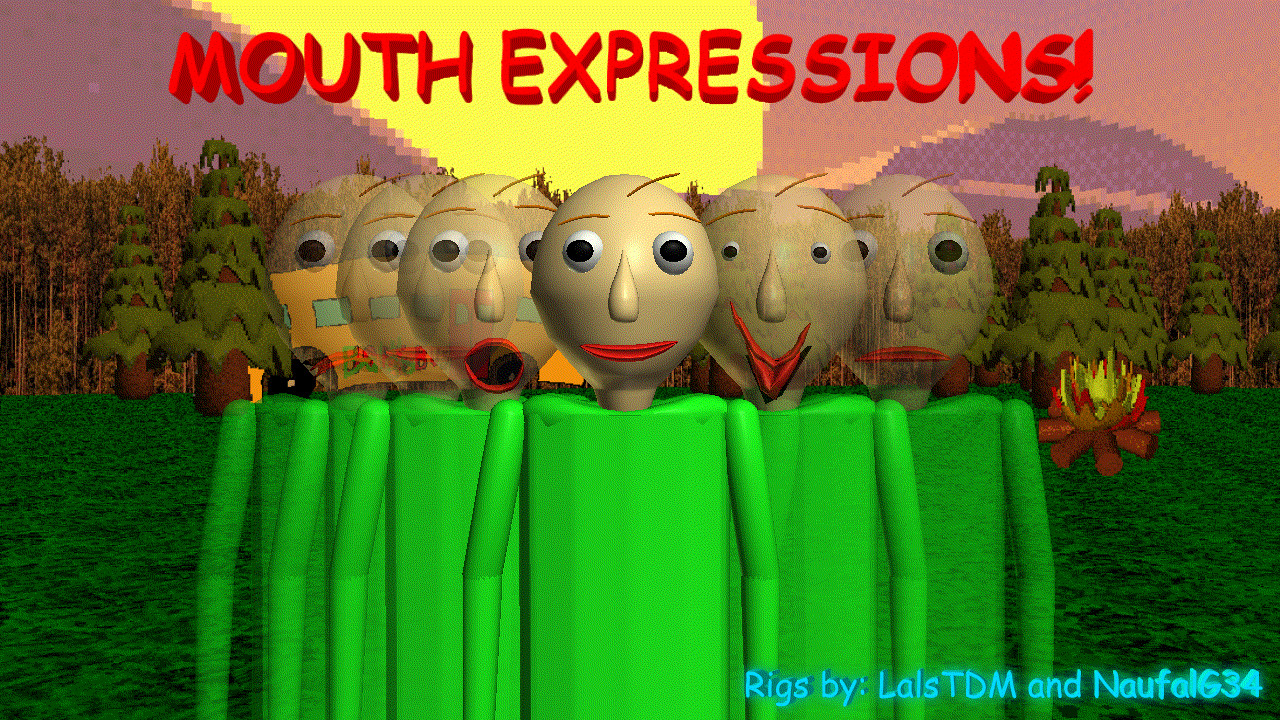 B.M.R BALDI MODEL RELEASE! (P3D) 3D Model