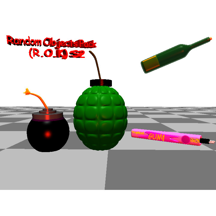Random Object Pack S2 ^_^ 3D Model