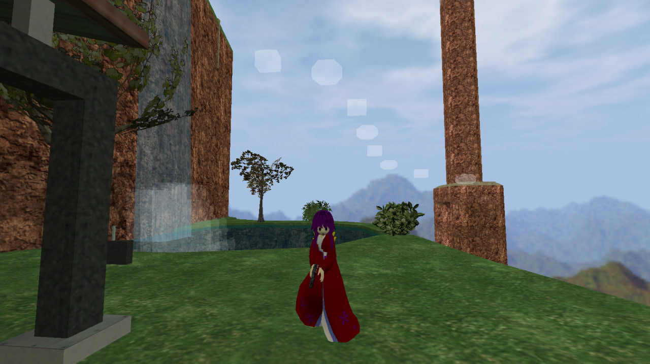 Touhou Kotohime + 2P colors 3D Model