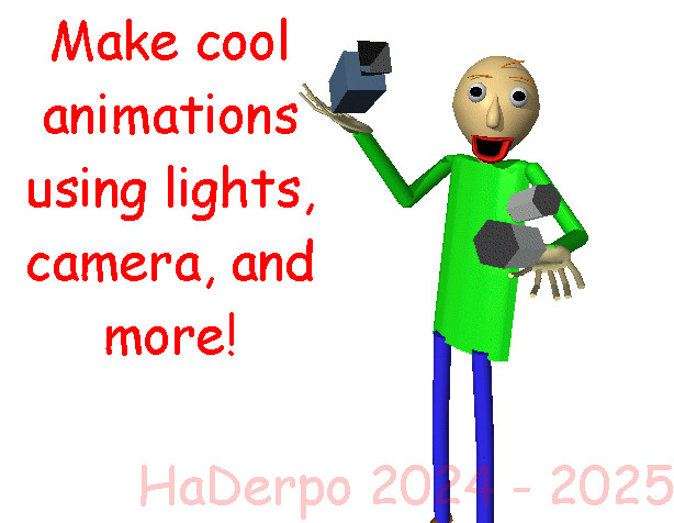 Baldi's Basics Anim8or PACK! 3D Model