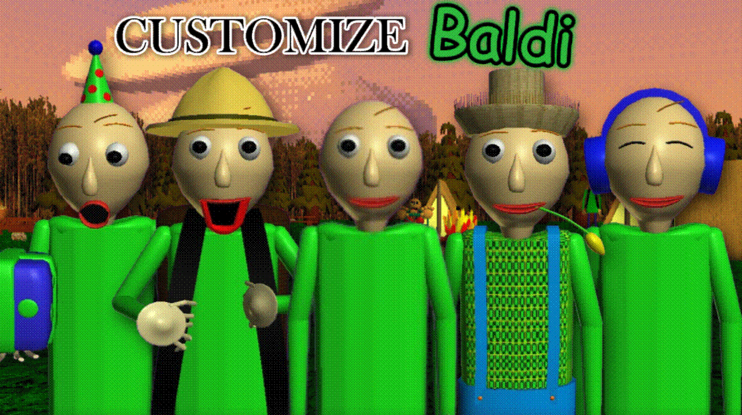 B.M.R Baldi Model Swordablet Recreation (P3D) 3D Model