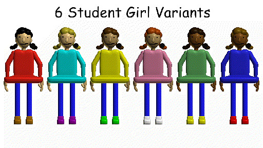 A.G BB+ STUDENT MODELS RELEASE (P3D) 3D Model