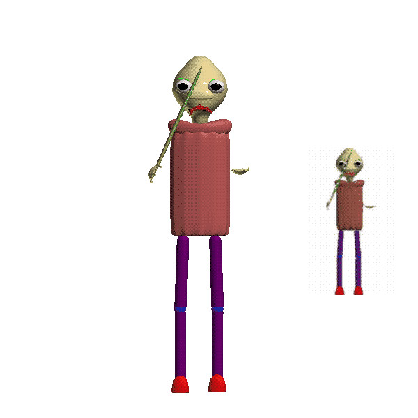 (OUTDATED) Baldi's 3D Model Variant Pack 3D Model