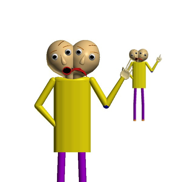 (OUTDATED) Baldi's 3D Model Variant Pack 3D Model