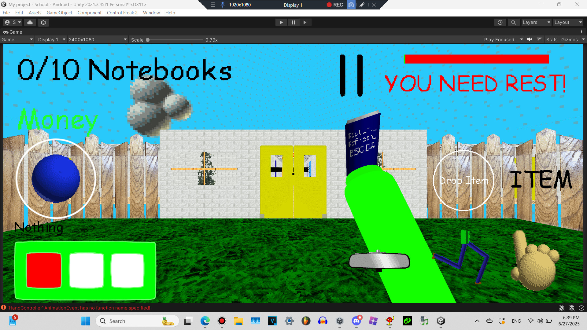 Minecraft Hand (FOR RALDI MODS!!!) (New Hand!!!) 3D Model